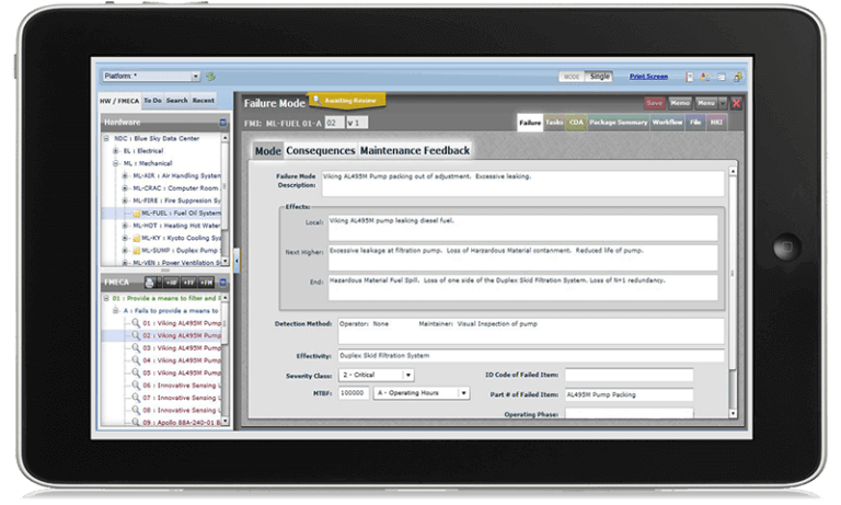 Leading RCM Software and RCM Analyzer